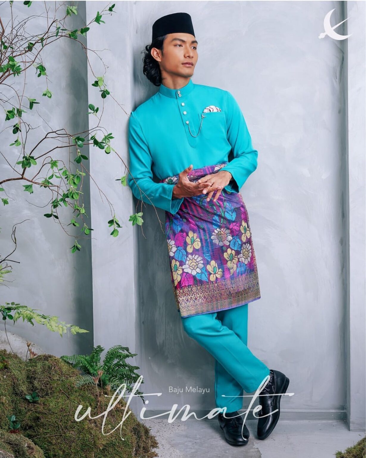 Baju Melayu Ultimate (Teal Blue) – ELRAH EXCLUSIVE